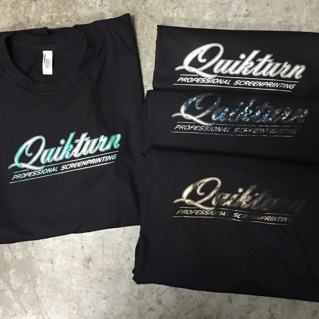 Foil Screenprinting - Quikturn
